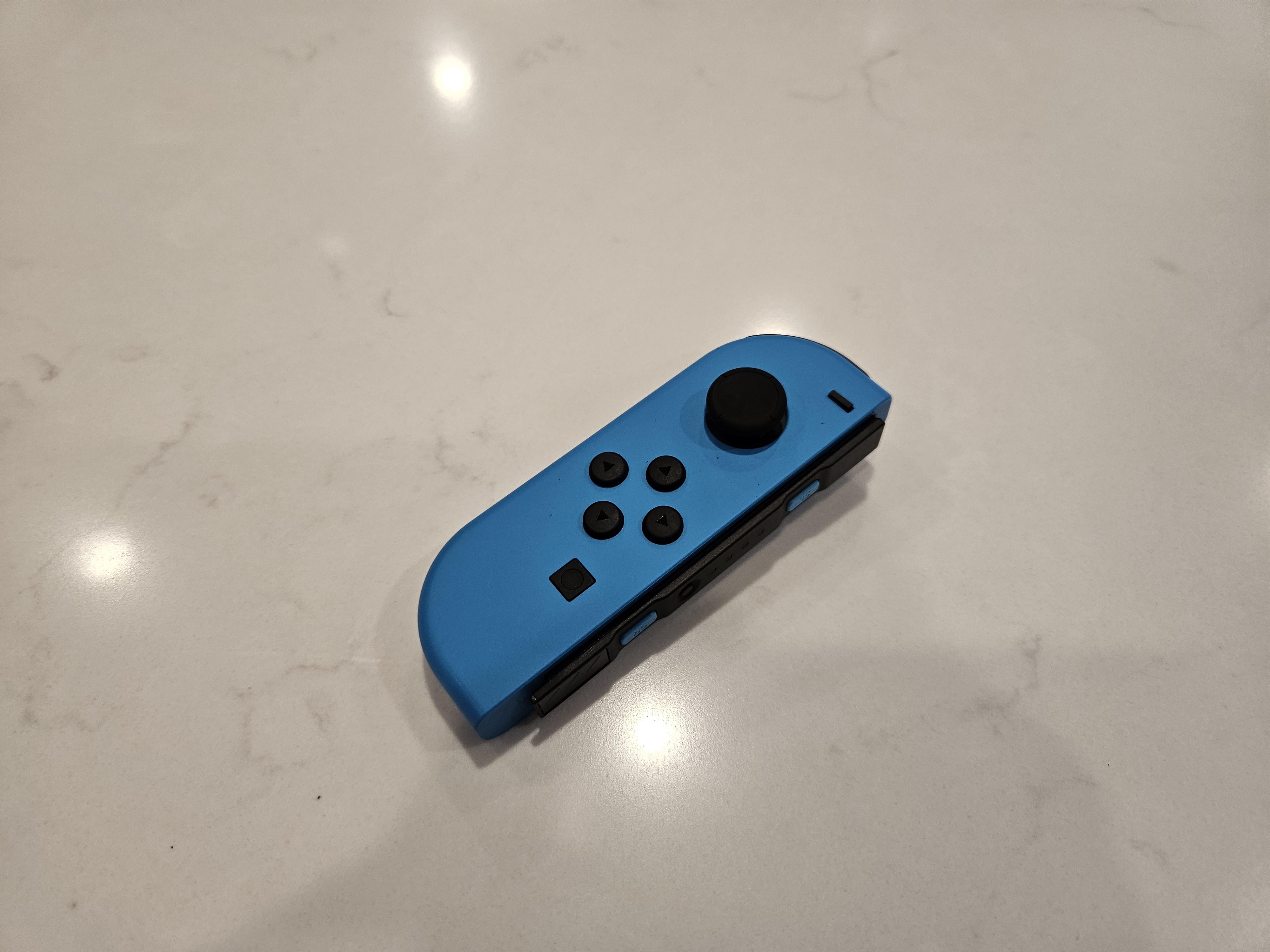 Nintendo Switch Left Joy Con Controller Neon Blue Best Buy Canada
