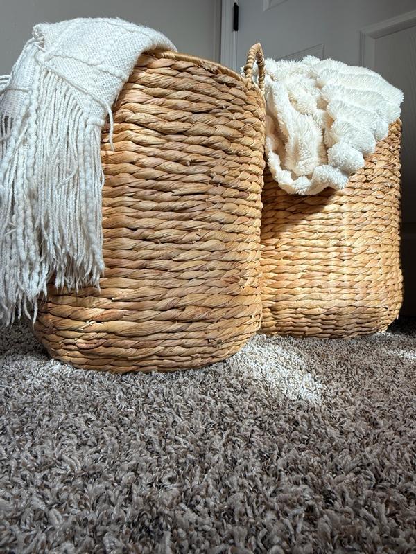 Best Choice Products 2-Piece Round Nesting Baskets W/Handles Water ...