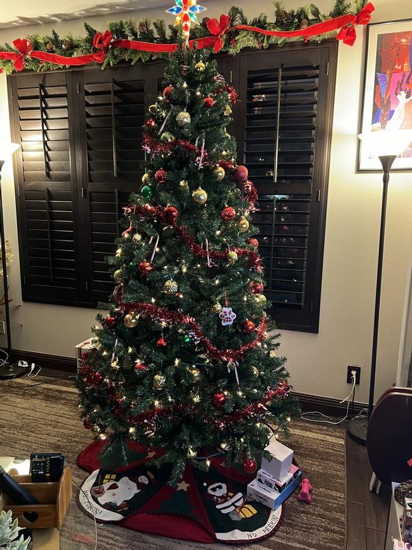 Best Choice Products Artificial Christmas Tree 6ft Premium Unlit Spruce ...