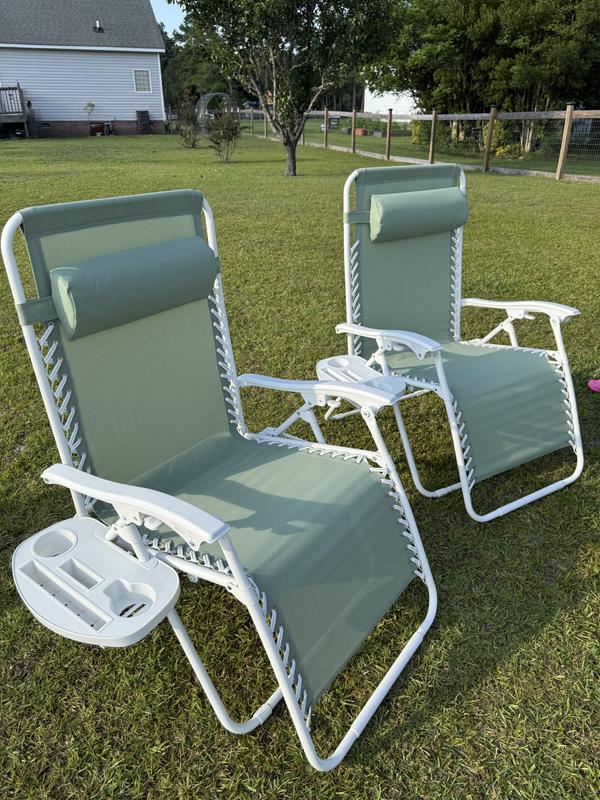Best Choice Products Set of 2 Extra Wide Zero Gravity Lounge Chair ...