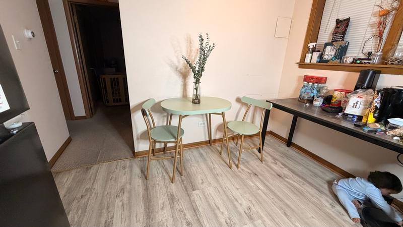 Best Choice Products 3-Piece Oval Dining Table Set Modern Small Kitchen ...
