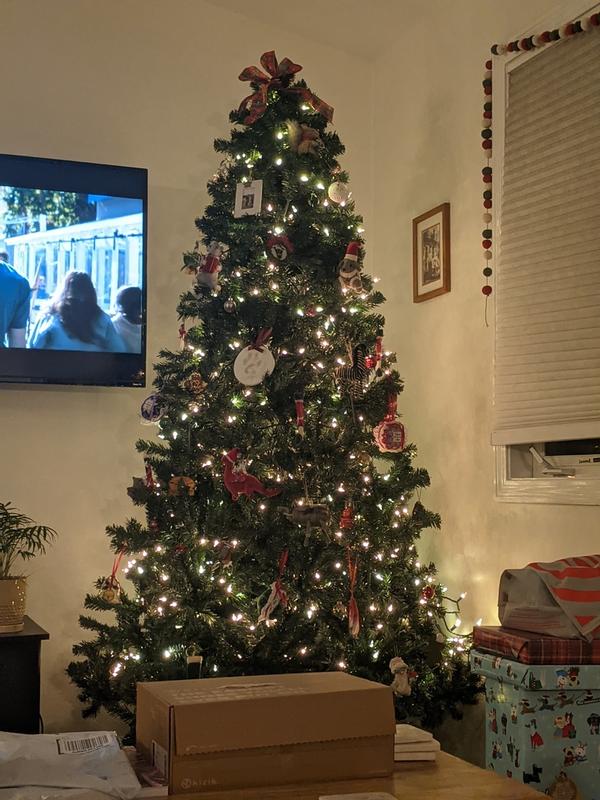 Best Choice Products Artificial Christmas Tree 6ft Premium Unlit Spruce ...