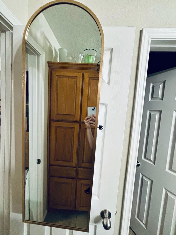 Best Choice Products Door/Wall Mounted Arch Mirror Jewelry Armoire w ...