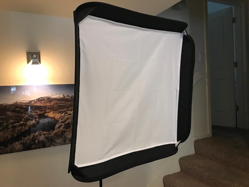 Godox S2 Bowens Mount Bracket with Softbox & SGUV8080 B&H