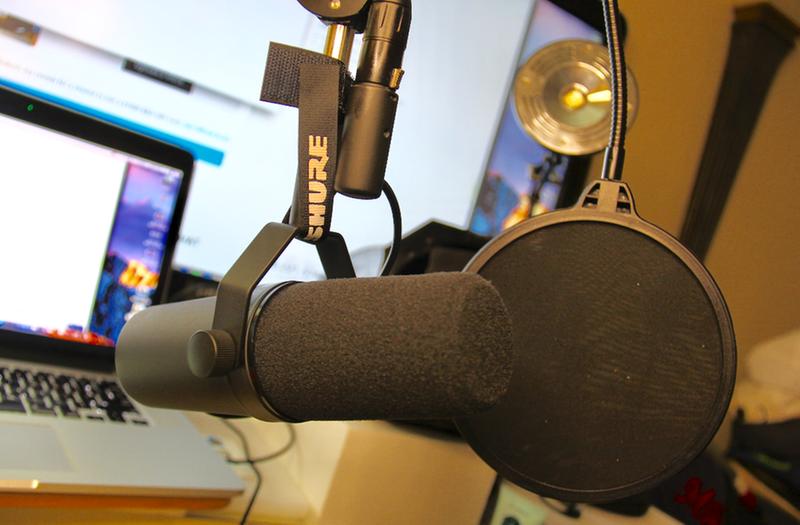 Shure Dual SM-7B Broadcaster Microphones with Cloudlifter CL-2