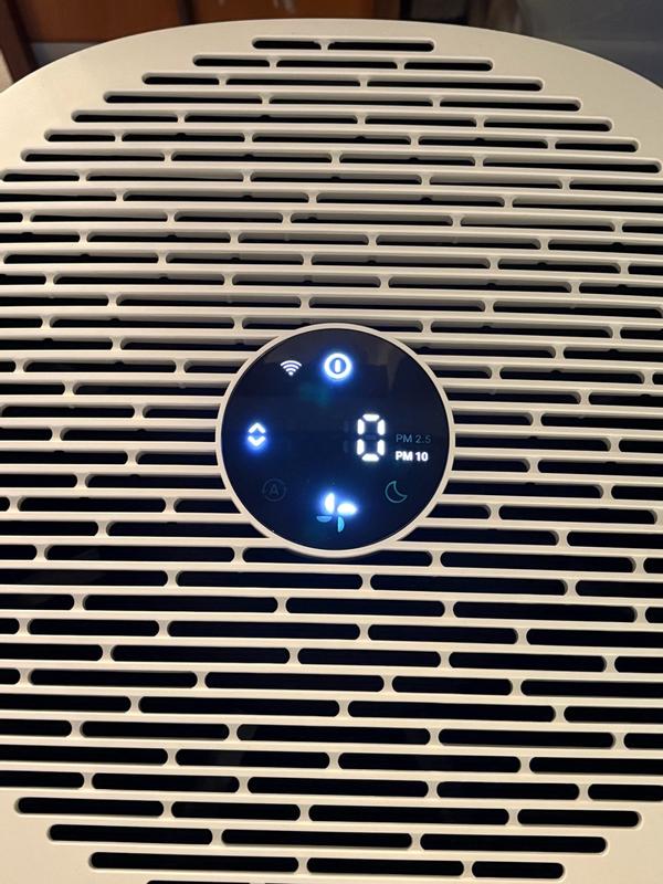 Blueair Blue Pure Max 5 -Speed Smart Compatible White HEPA Air Purifier ...