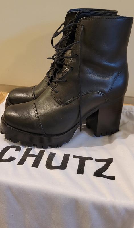 SCHUTZ Women's Jeannie Lace Up High Heel Booties | Bloomingdale's