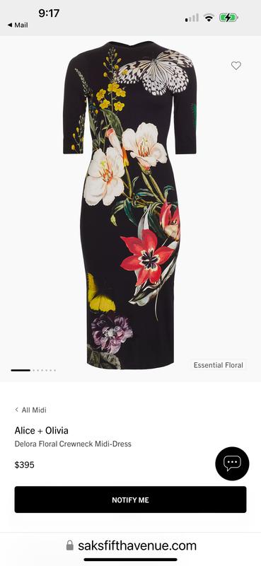 Alice and Olivia Delora Elbow Sleeve Dress | Bloomingdale's