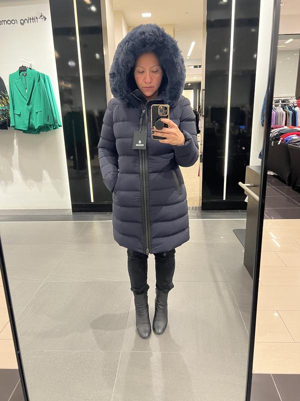 Mackage Shearling Trim Puffer Coat | Bloomingdale's Women