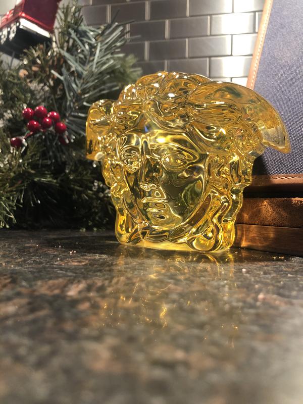 Versace Medusa Lumiere Crystal Paperweight | Bloomingdale's