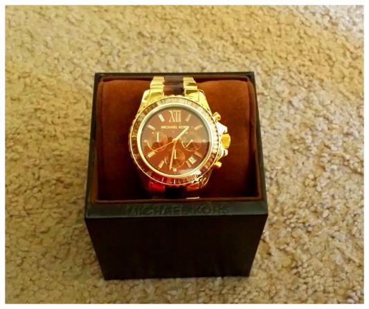 Michael Kors Women's Chronograph Everest Tortoise Acetate and Gold-Tone ...