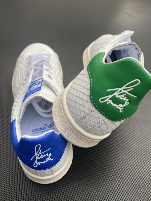 Adidas Men's Stan Smith Recon Croc Embossed Low Top Sneakers ...