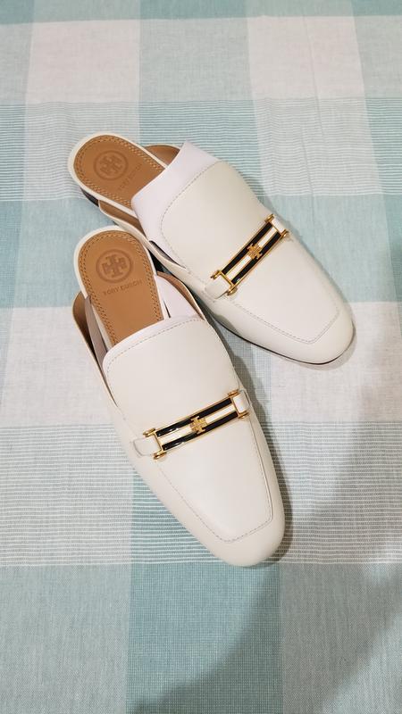 Tory Burch Women's Amelia Leather Apron Toe Loafer Mules | Bloomingdale's