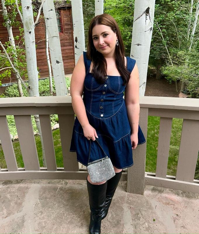 FORE Denim Mini Dress | Bloomingdale's Women