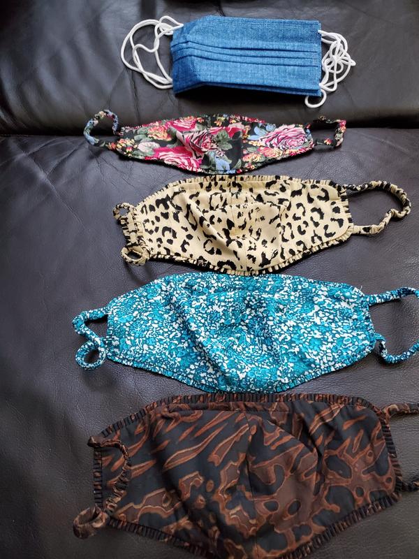 Medipop Disposable Denim Print Face Masks, Set of 5 | Bloomingdale's