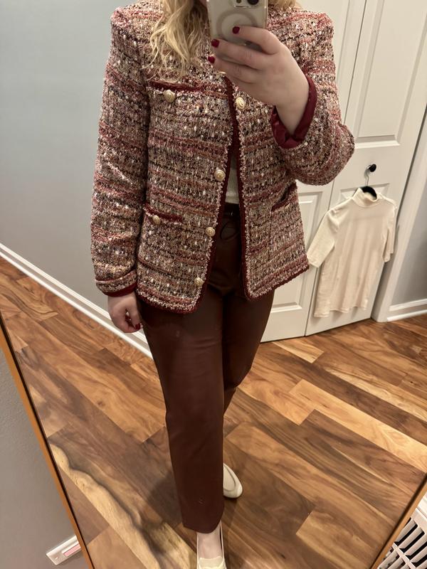 AQUA Boxy Tweed Jacket - Exclusive | Bloomingdale's