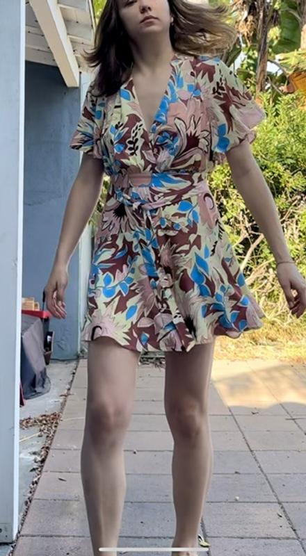 REISS Kara Large Scale Floral Dress | Bloomingdale's