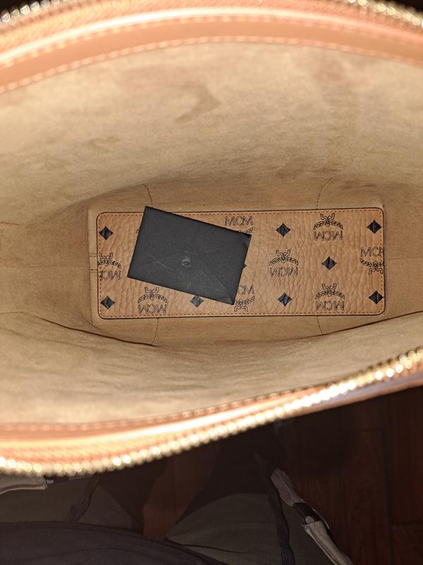 MCM Large Aren Hobo in Embossed Monogram Leather | Bloomingdale's