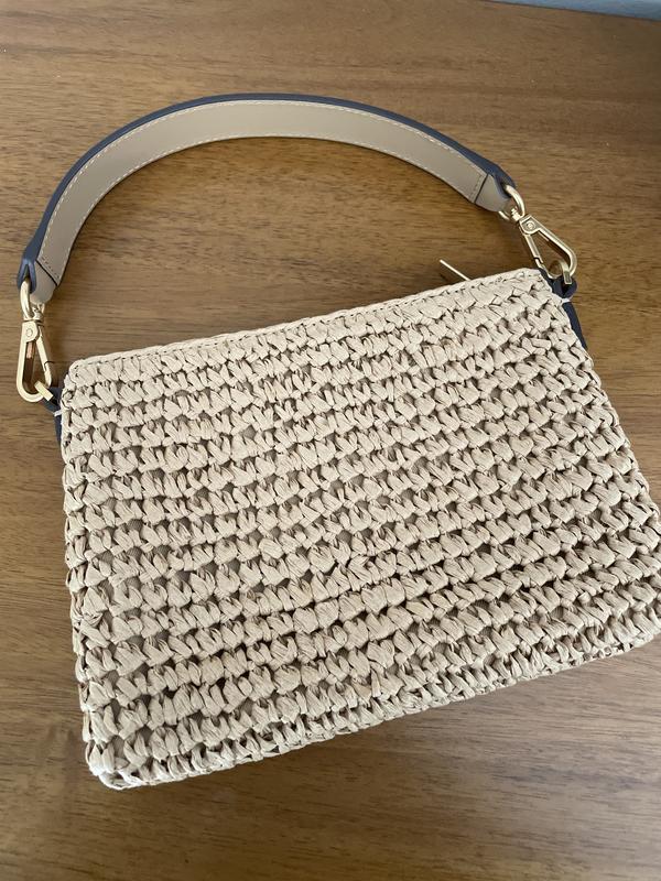 REISS Brompton Raffia Crossbody Bag | Bloomingdale's