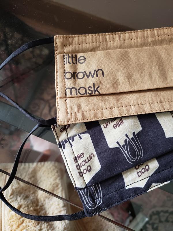 Echo Little Brown Bag & Little Brown Mask Face Masks, Set of 2 ...