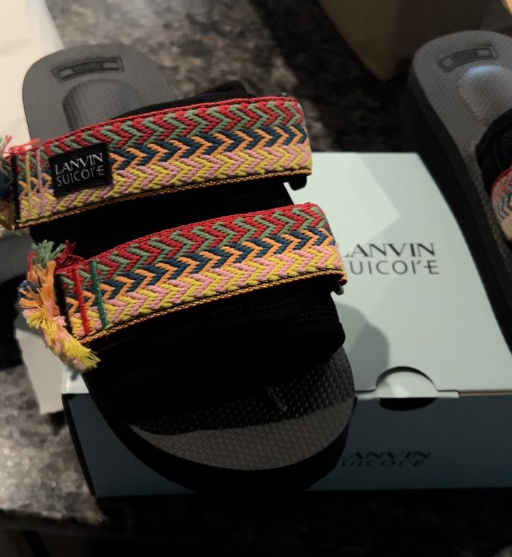 Lanvin x Suicoke Men's Slide Sandals | Bloomingdale's