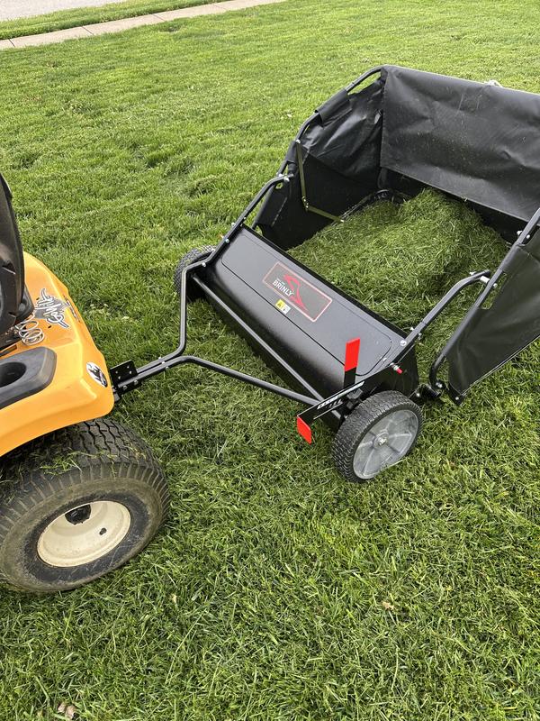 Brinly 42-in 20-cu ft Tow Lawn Sweeper in the Lawn Sweepers department ...