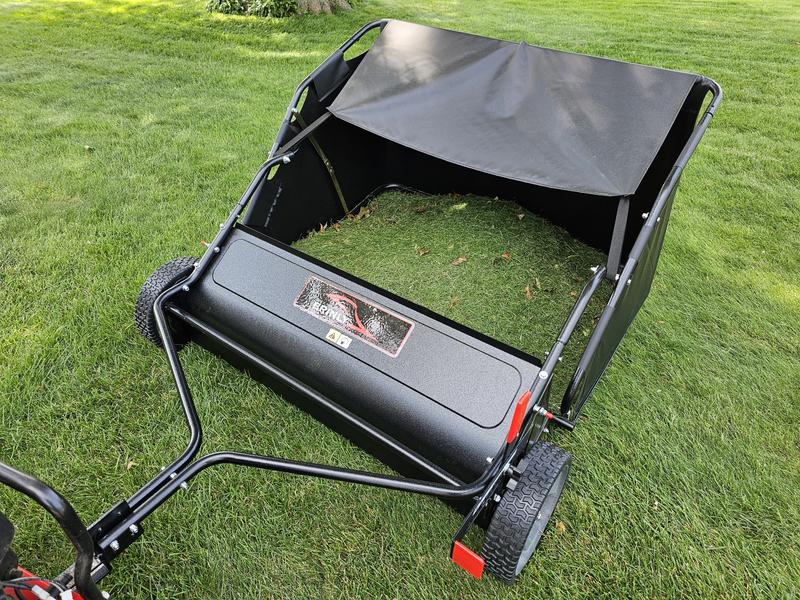 Brinly 42-in 20-cu ft Tow Lawn Sweeper in the Lawn Sweepers department ...