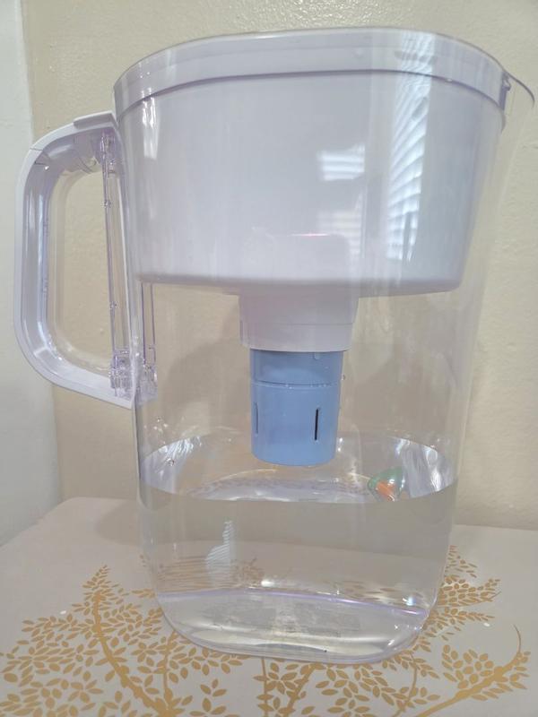 Brita 10-cup White Plastic Water Filter Pitcher 6025850688 at Lowes.com