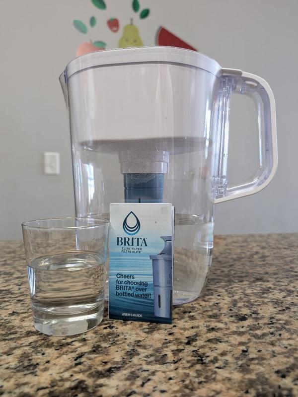 Brita 10-cup White Plastic Water Filter Pitcher 6025850688 at Lowes.com