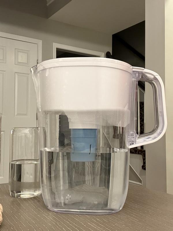 Brita 10-cup White Plastic Water Filter Pitcher 6025850688 at Lowes.com