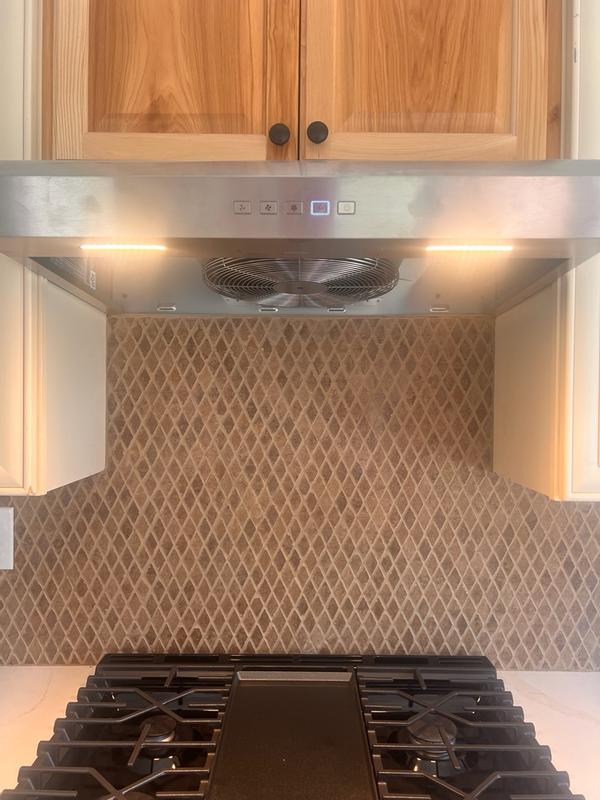 Broan 36 inch Convertible 350-CFM StainlessSteel Under Cabinet Range ...