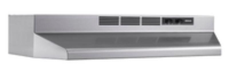 Broan 30-in Convertible 230-CFM Fingerprint Resistant Stainless-steel ...