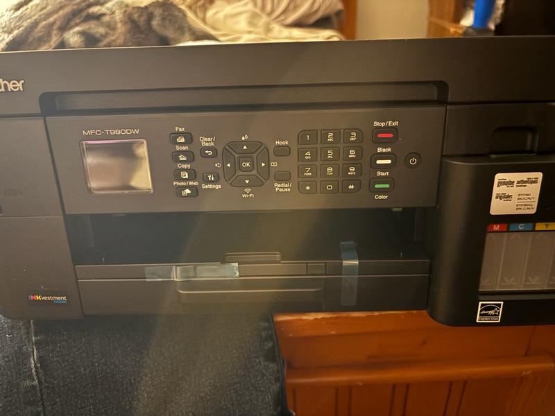 Brother MFCT980DW INKvestment Tank 980 Wireless and Ethernet Color ...