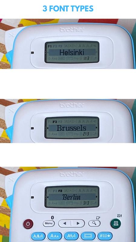 Brother P-Touch PT-N25BT Personal Connected Label Maker 2 Lines 6 x 6 x ...