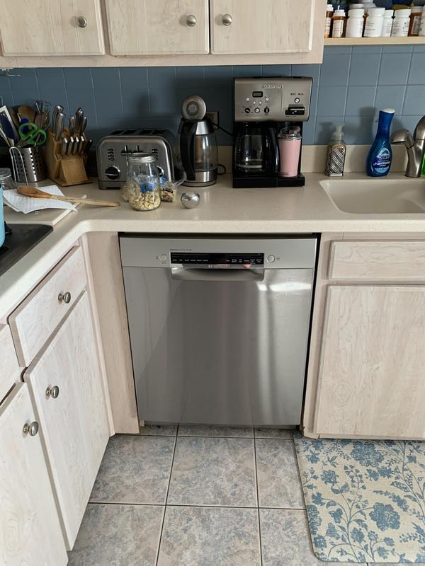Bosch Front Control 24-in Smart Built-In Dishwasher With Third Rack ...