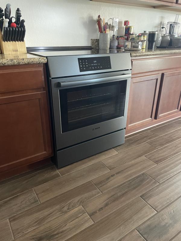 Bosch 800 Series 30-in 4 Burners 4.6-cu ft Self-cleaning Convection ...