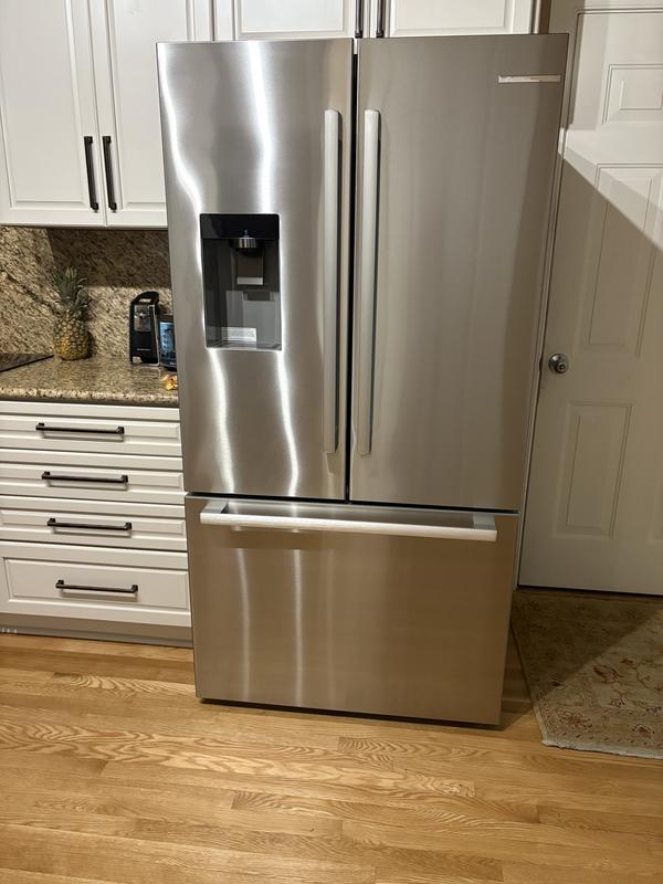 Bosch Standard-Depth 500 Series 26-cu ft 3 -Door Smart Compatible ...
