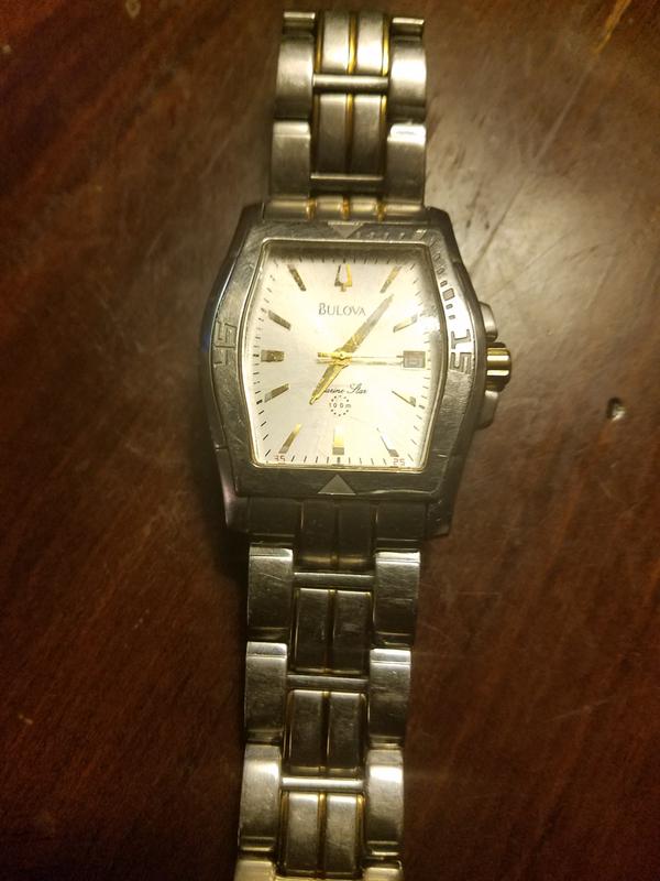 Bulova Men's Chronograph Curv Two-Tone Stainless Steel Bracelet Watch ...