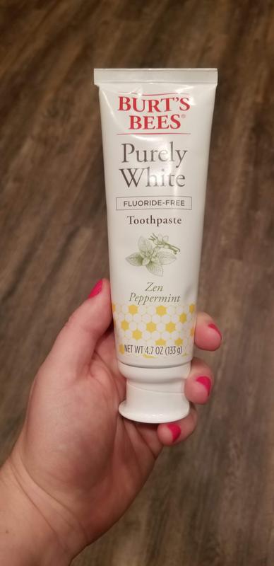 Purely White Zen Peppermint Toothpaste Fluoride-Free | Burt's Bees