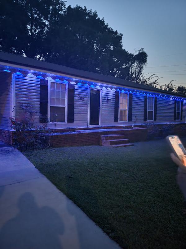 Govee 50-ft Plug-in White Indoor/Outdoor String Light Color Changing ...