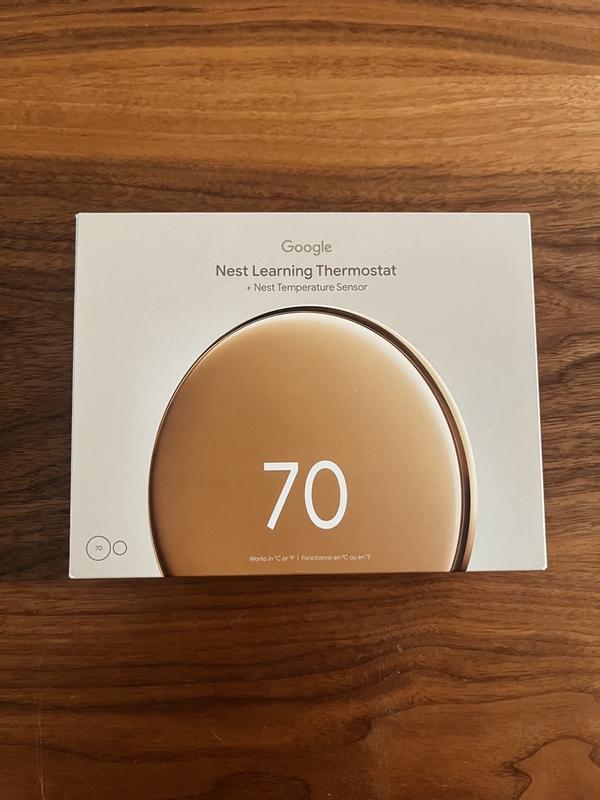 Shop Google Google Nest Learning Thermostat 4th Gen + 1085 MPR Allergen ...