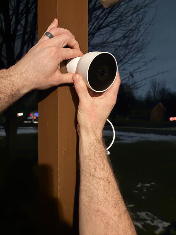 Google NEW - Nest Cam Outdoor (wired, 2nd gen) - Snow in the Security ...