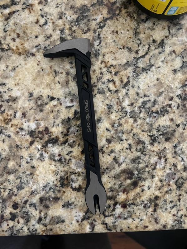 Spec Ops Tools 11 Nail Puller Cats Paw Pry Bar, High-Carbon Steel 11-in High Carbon Steel Claw ...