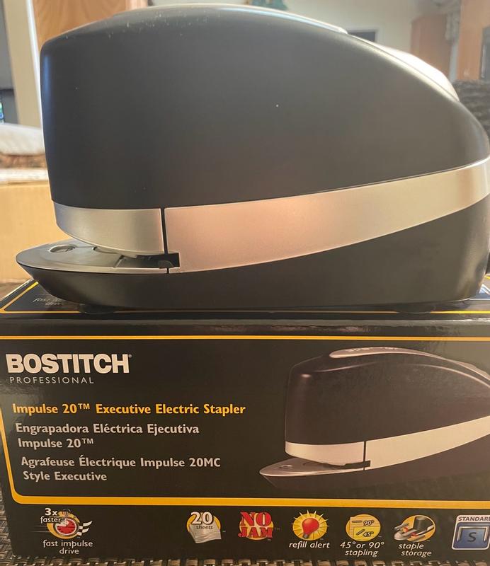 Bostitch Impulse 30 Electric Stapler, 30 Sheet Capacity, Black at ...