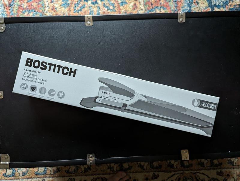 PaperPro Long Reach Stapler, Silver and Black in the Staplers & Hole ...