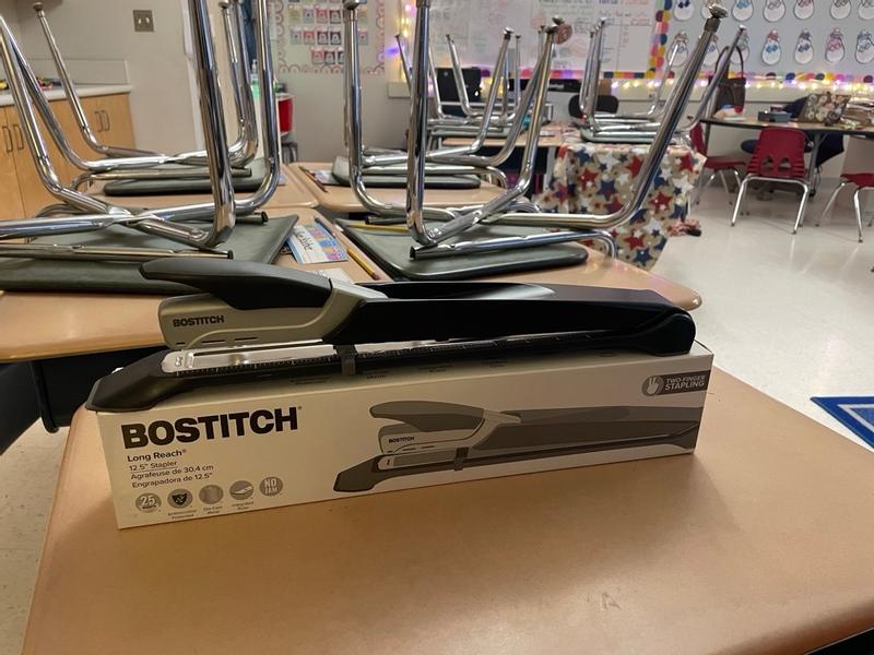 PaperPro Long Reach Stapler, Silver and Black in the Staplers & Hole ...