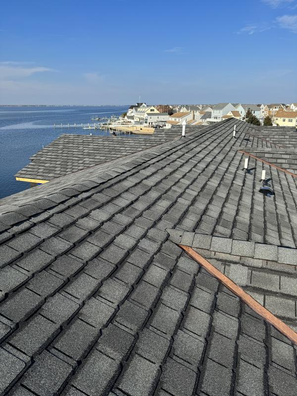 GAF Camelot II Charcoal Algae Resistant Architectural Roof Shingles ...