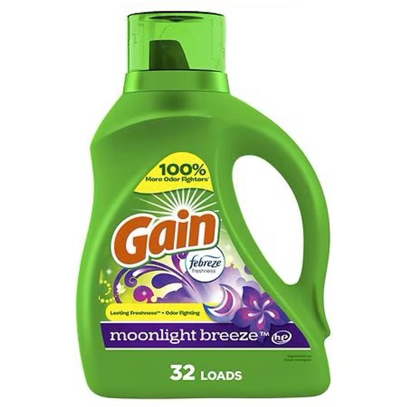Gain Febreze Moonlight Breeze HE Laundry Detergent 134 Loads 194 -fl oz ...