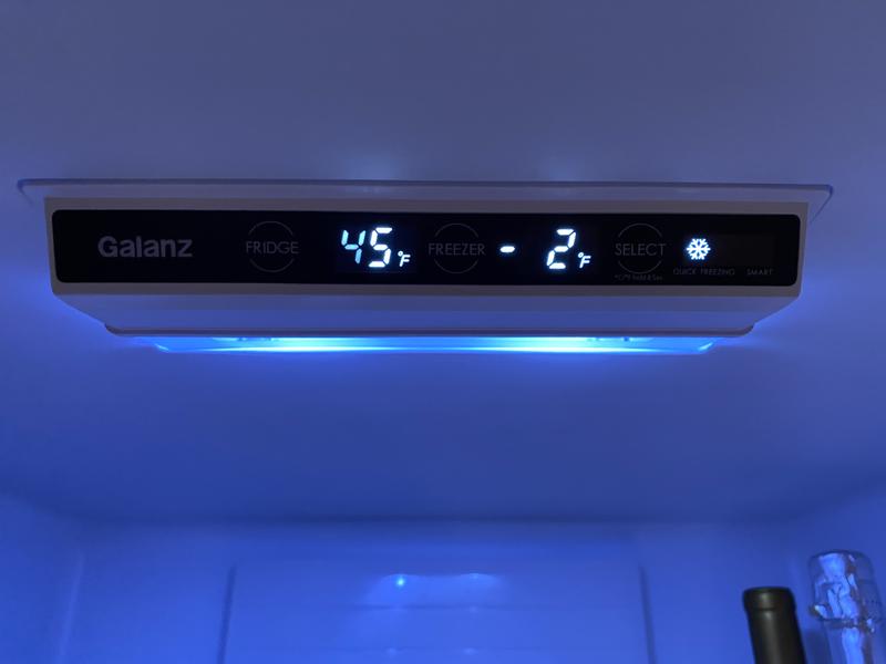 Galanz Counter-Depth 16-Cu. Feet 3 -Door French Door Refrigerator with ...