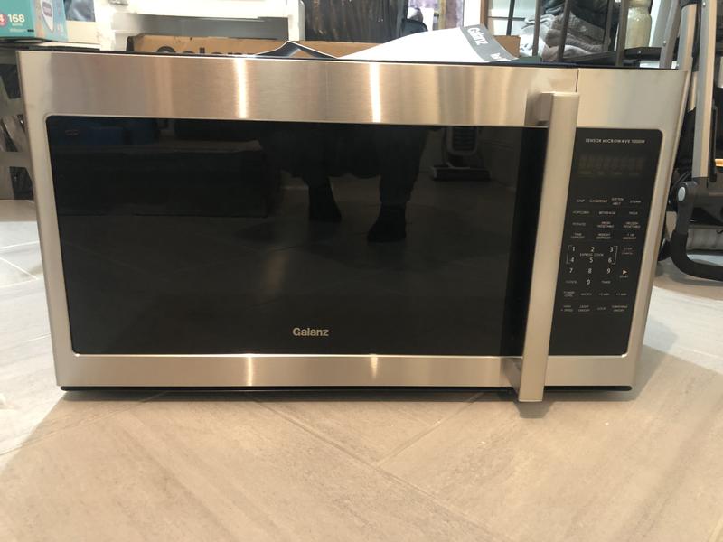 Galanz 30-in SteamWave 1.9-cu ft 1000-Watt Over-the-Range Microwave ...